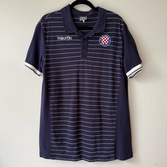 MACARON | Shirts | Macaron Hadjuk Split L Home Football Polo Xl | Poshmark